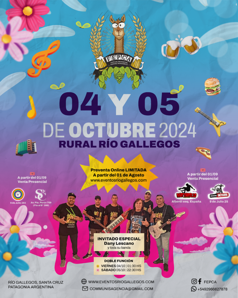 Río Gallegos se prepara para la 16ª Edición del Festival FEPCA | Voces ...