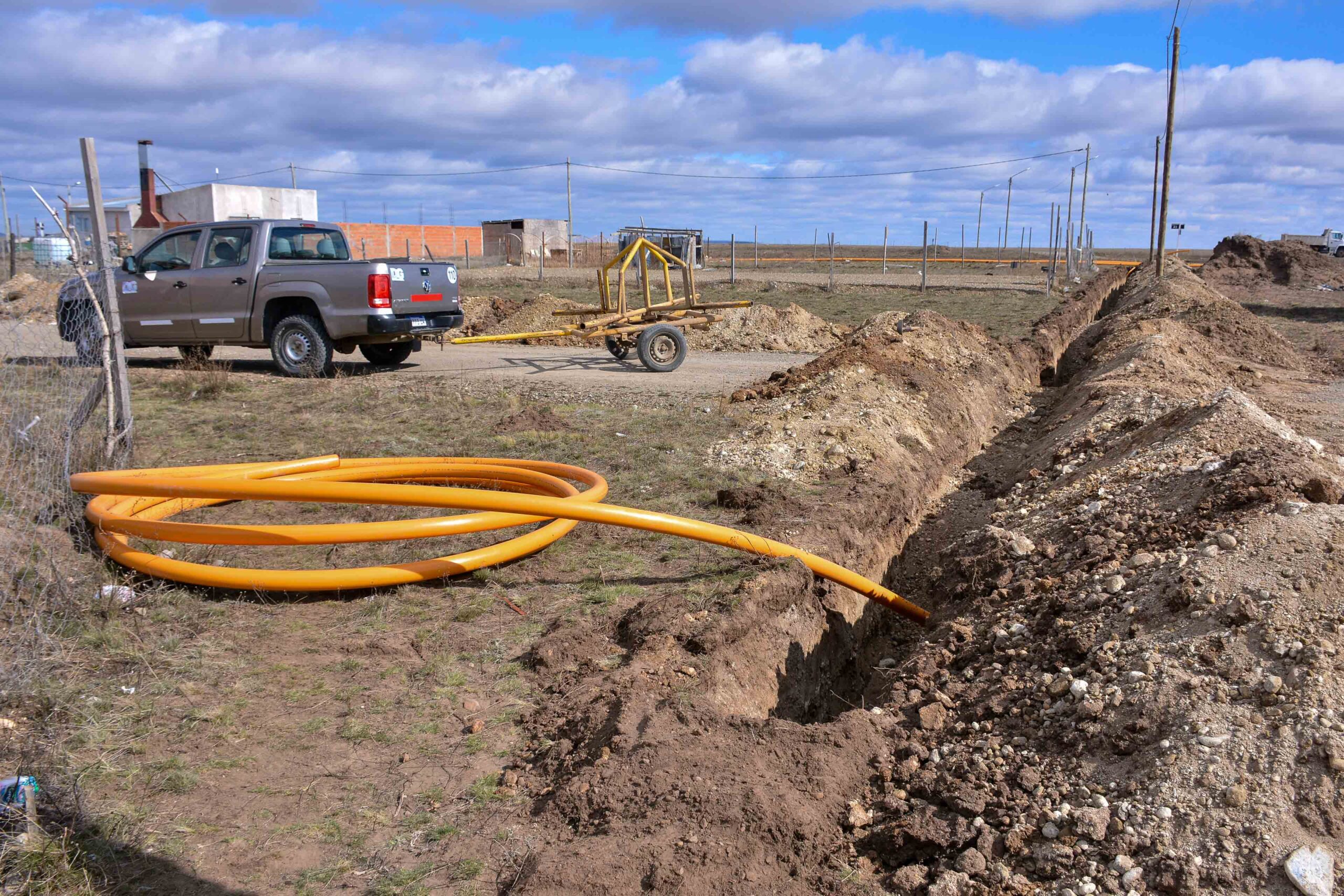 Distrigas comenzó la obra de gas en el barrio 22 de Septiembre que ...