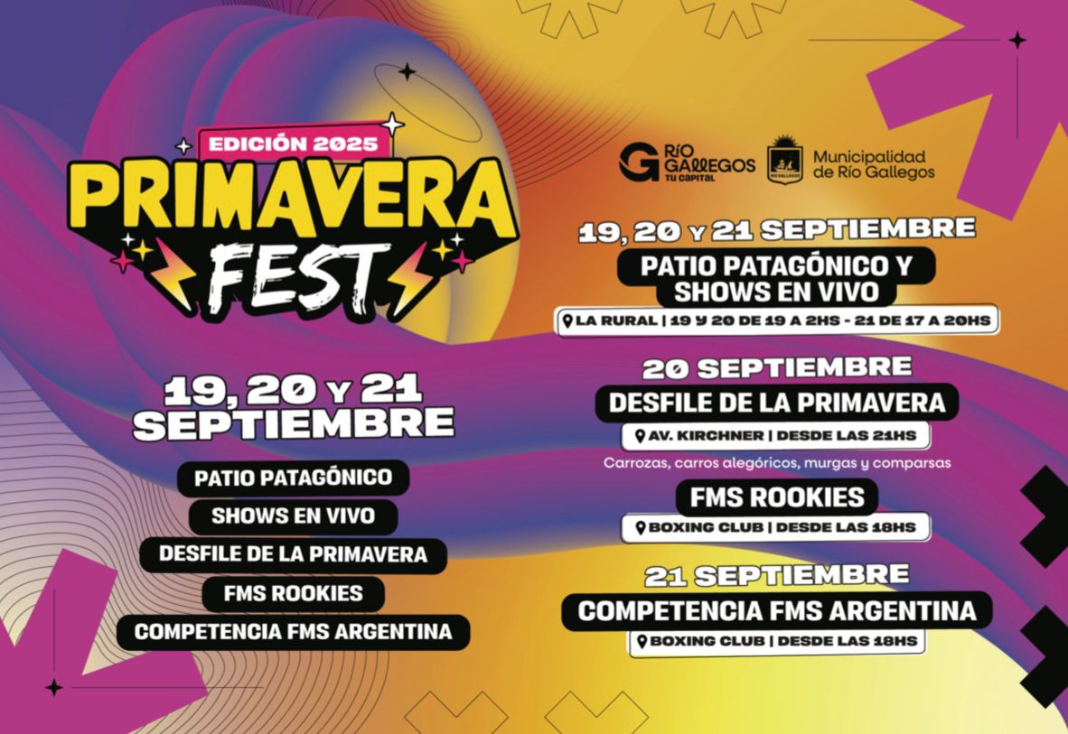Comienza el Primavera Fest 2025: Tres días de shows en vivo, desfile y ...
